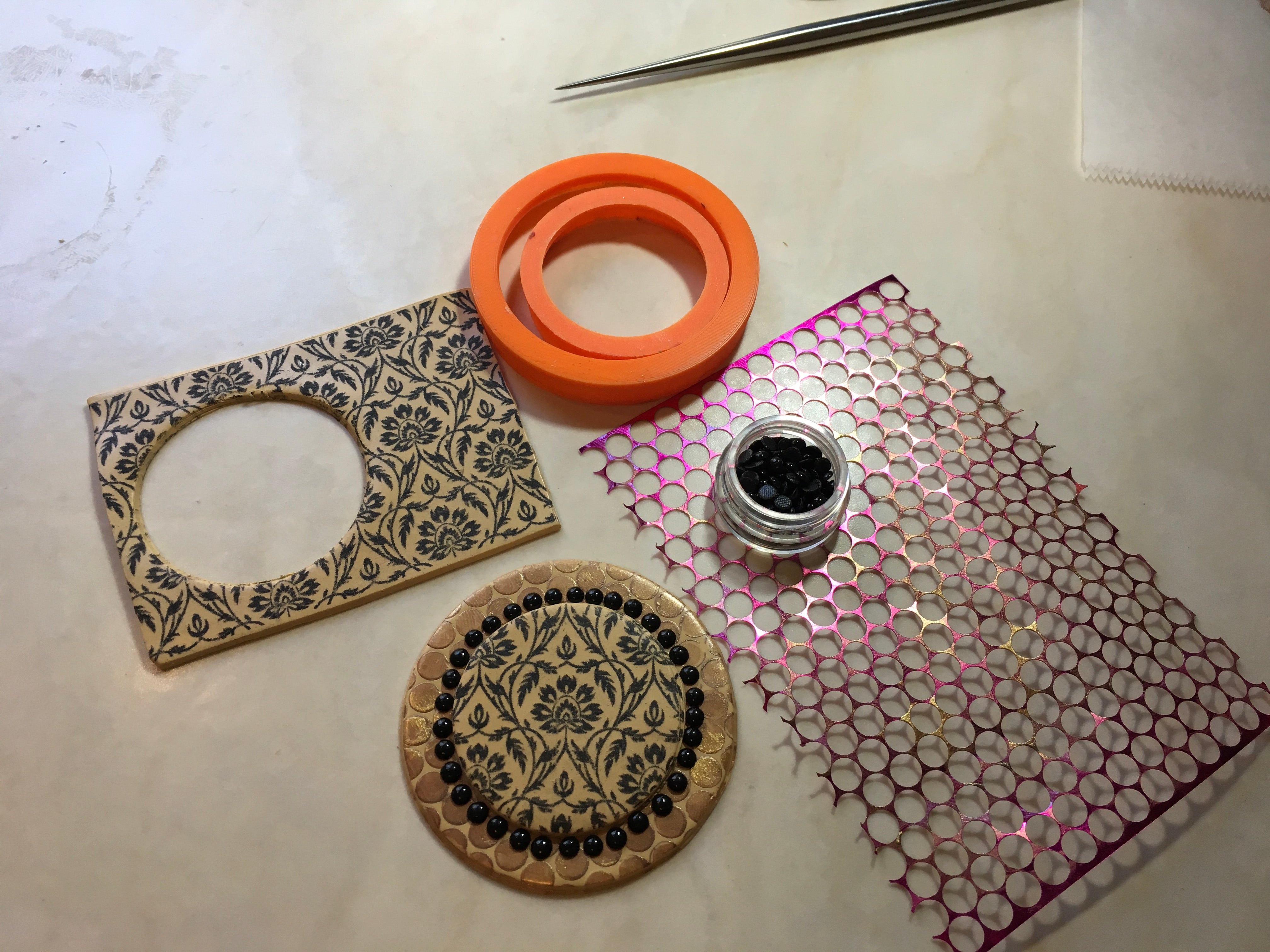 Polymer Clay Punchinella & Image Transfer Year of Veneer #6 – Create Along