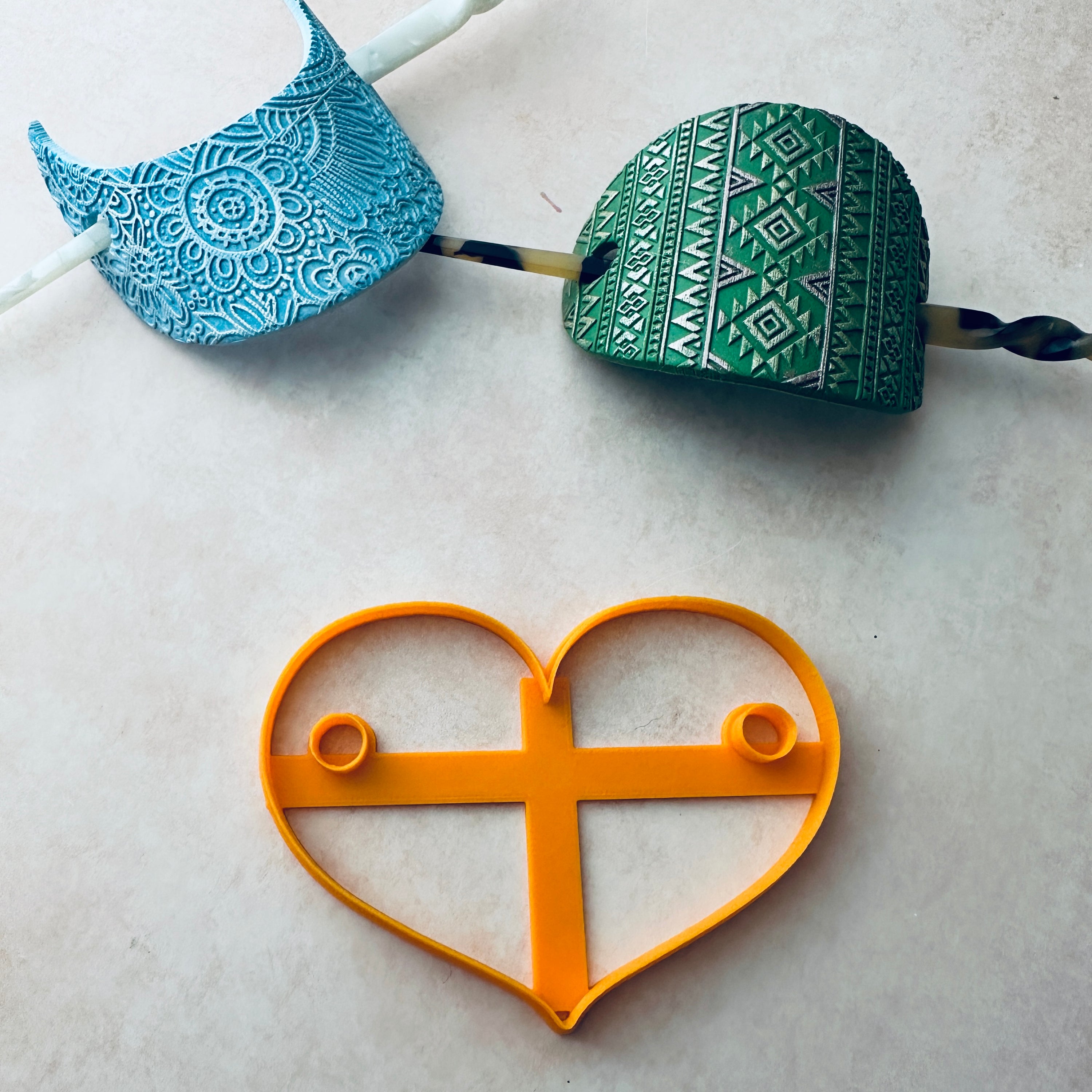 Create a Stunning Polymer Clay Hair Bun Cover hair slide barrette: A S ...