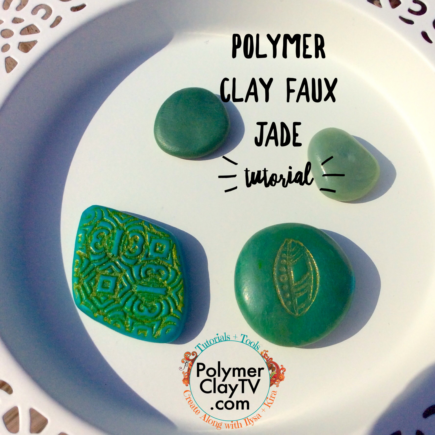 How to create faux jade with polymer clay easy recipe – Create Along