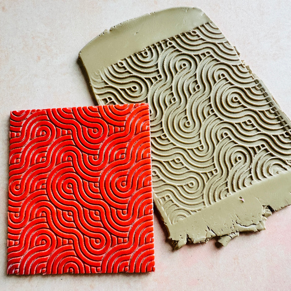 Stamps and texture tools for polymer clay