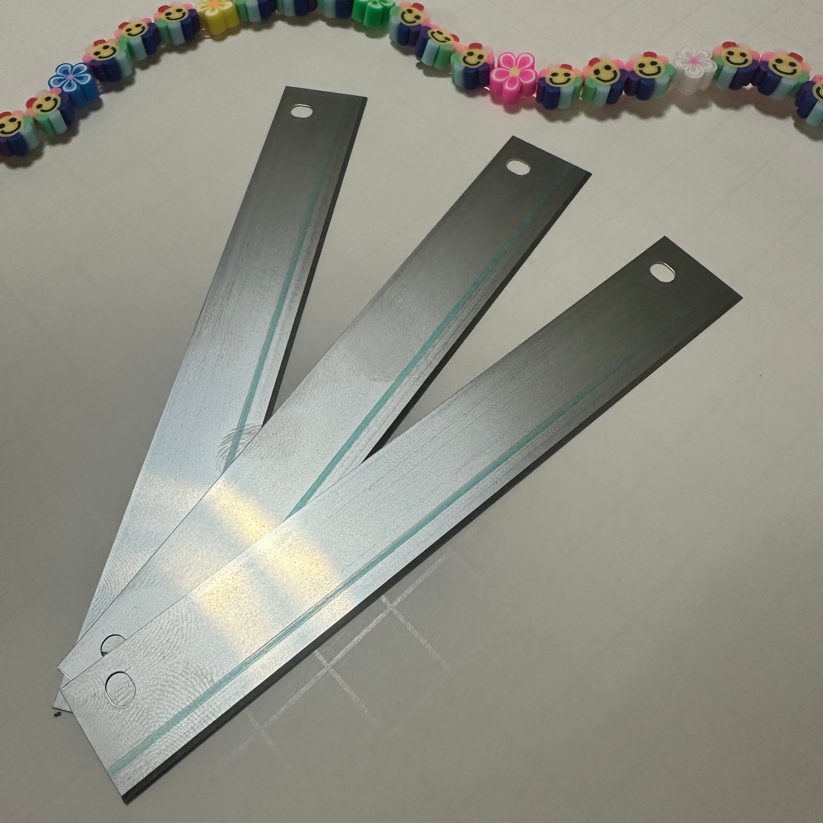 The "Blue Steel" Clay Blade specialty blades for polymer clay slicing ...
