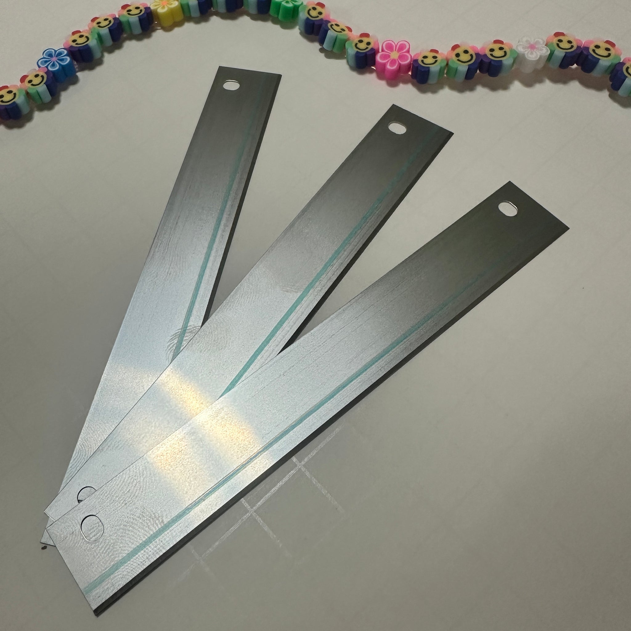 The "Blue Steel" Clay Blade specialty blades for polymer clay slicing ...