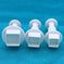 Mini Square Plunger Cutters Set Of 3 Graduated Sizes For Polymer Clay