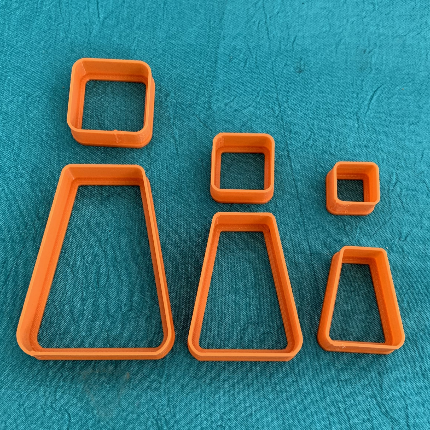 Dangles graduated Collar necklace Jewelry Sized set of 6 Polymer Clay ...